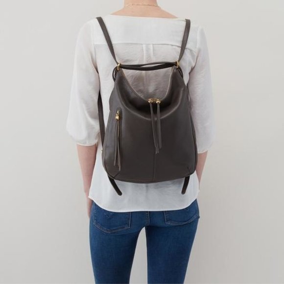 Bags | Nwt New Hobo Merrin Convertible Backpack Slate | Poshmark